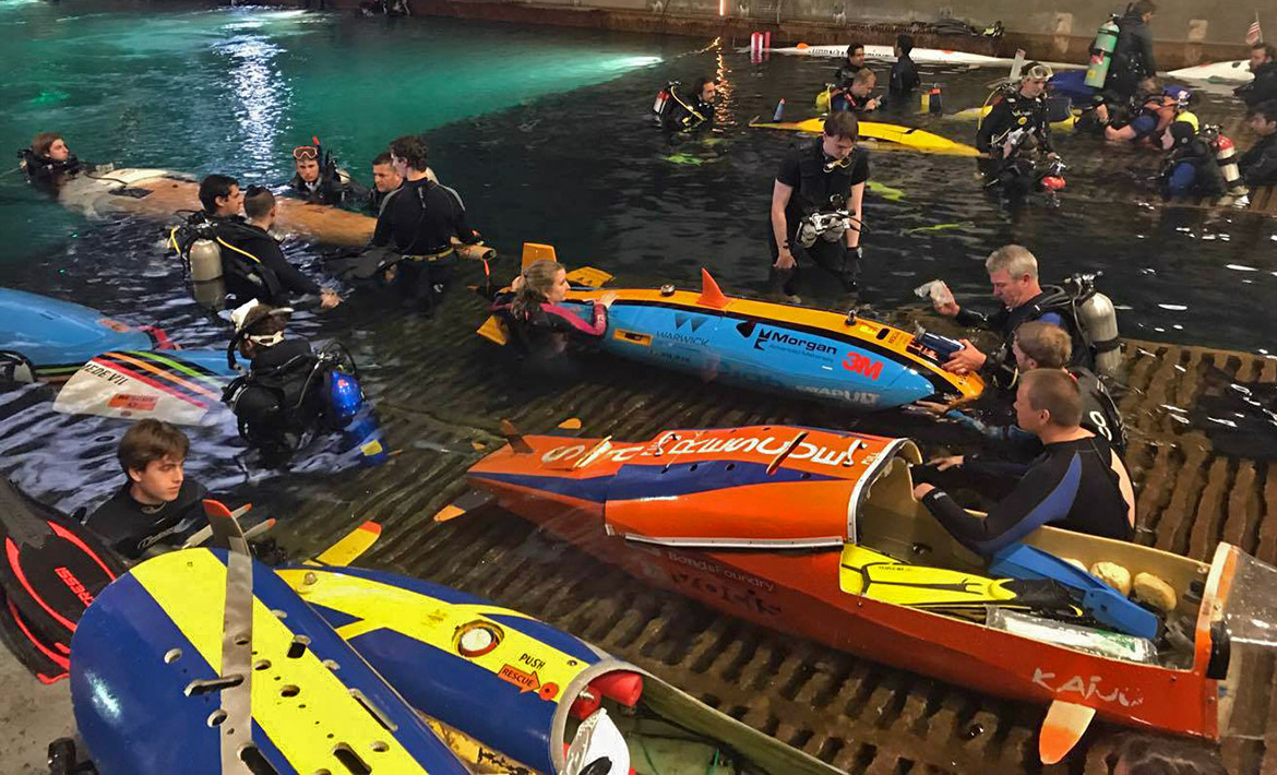 Success at International Submarine Races 2017 - Warwick Submarine