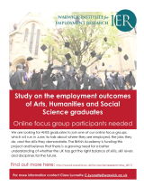Flyer for Graduates and Alumni