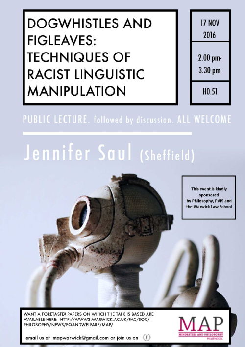 Jenny Saul Staff and Student Talks