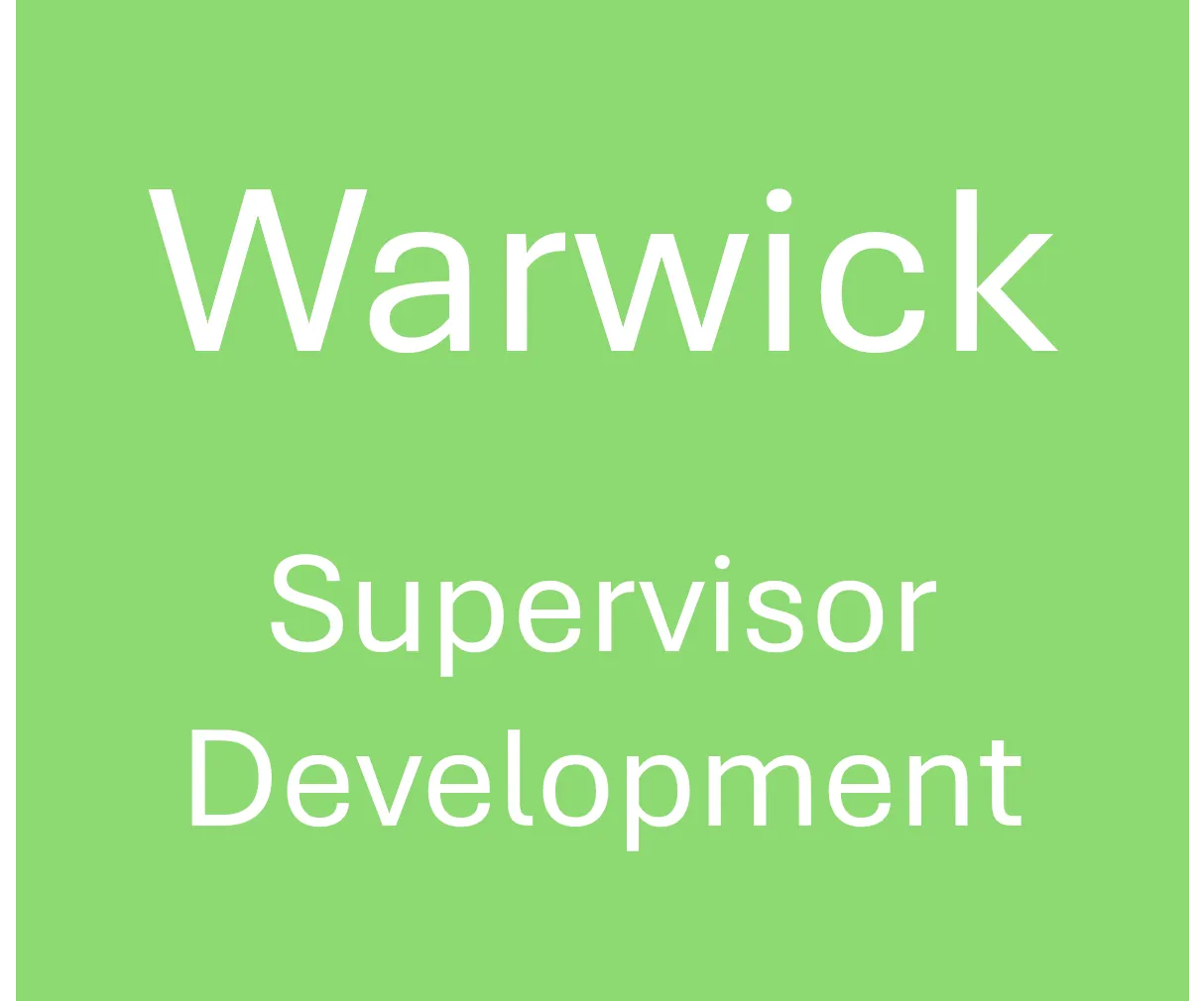 PhD Supervision