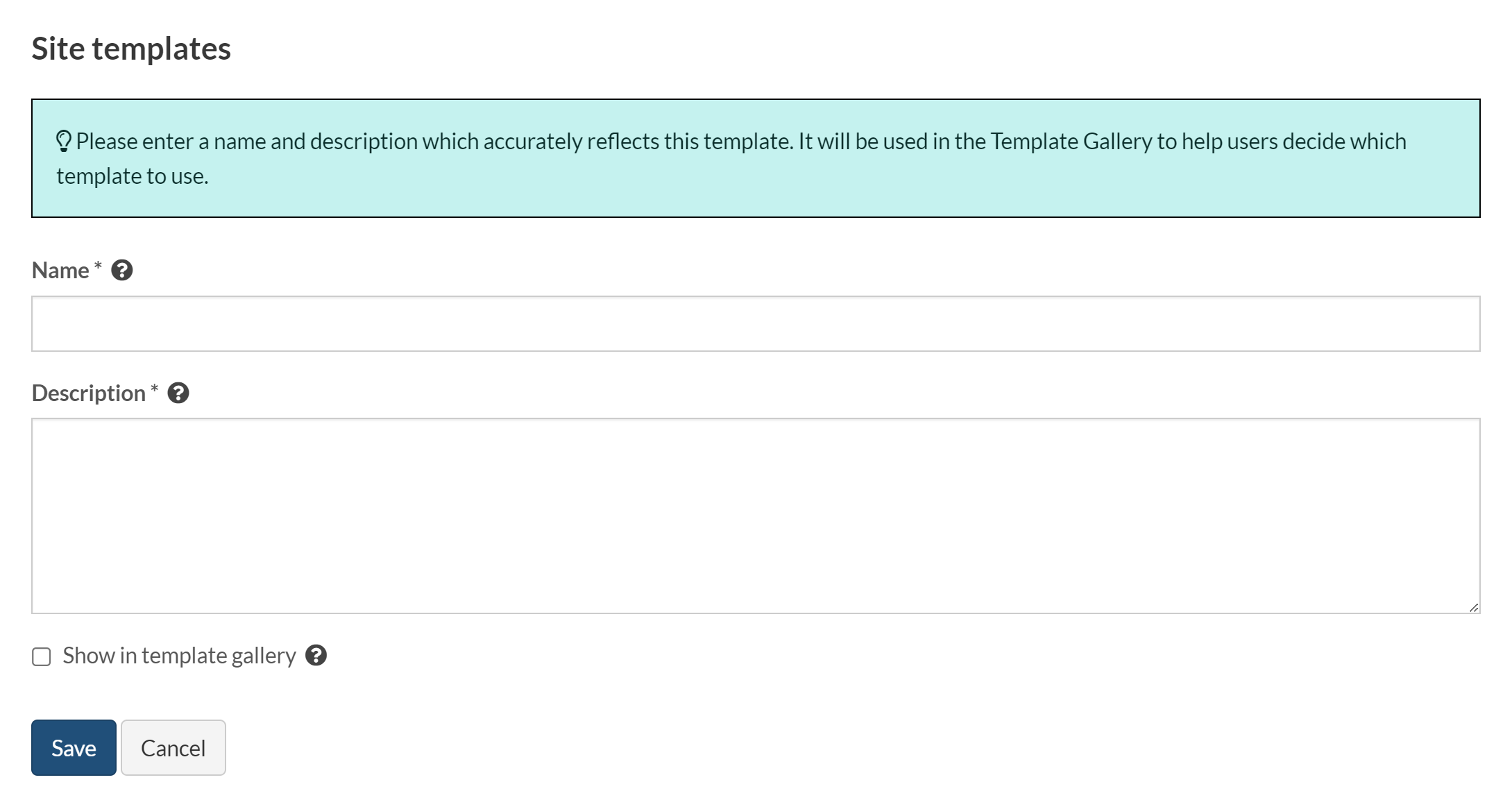 Create a custom template - SiteBuilder manual - IDG