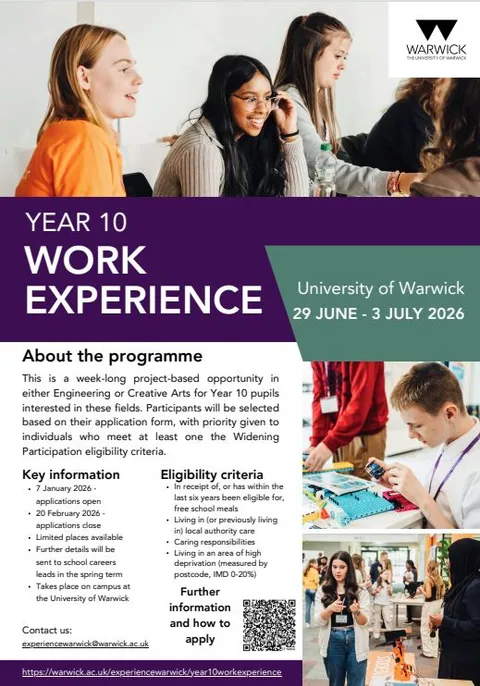 Year 10 Work Experience programme